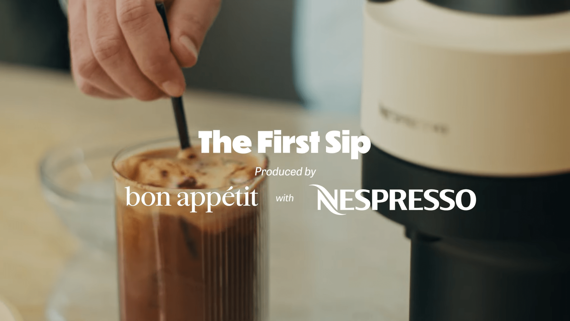 Bon Appétit x Nespresso - The First Sip series - sarah krusen